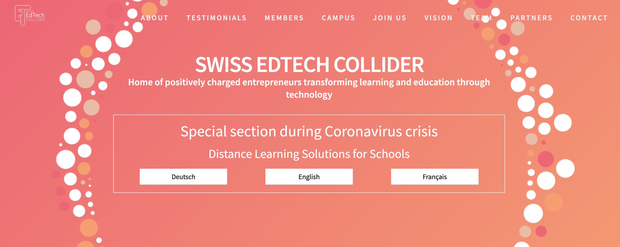 Swiss EdTech Collider on Twitter: "#schools: The Swiss EdTech Collider is here to support ...