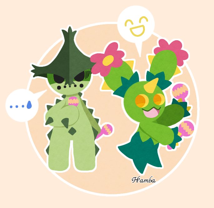 Cacturne And Maractus