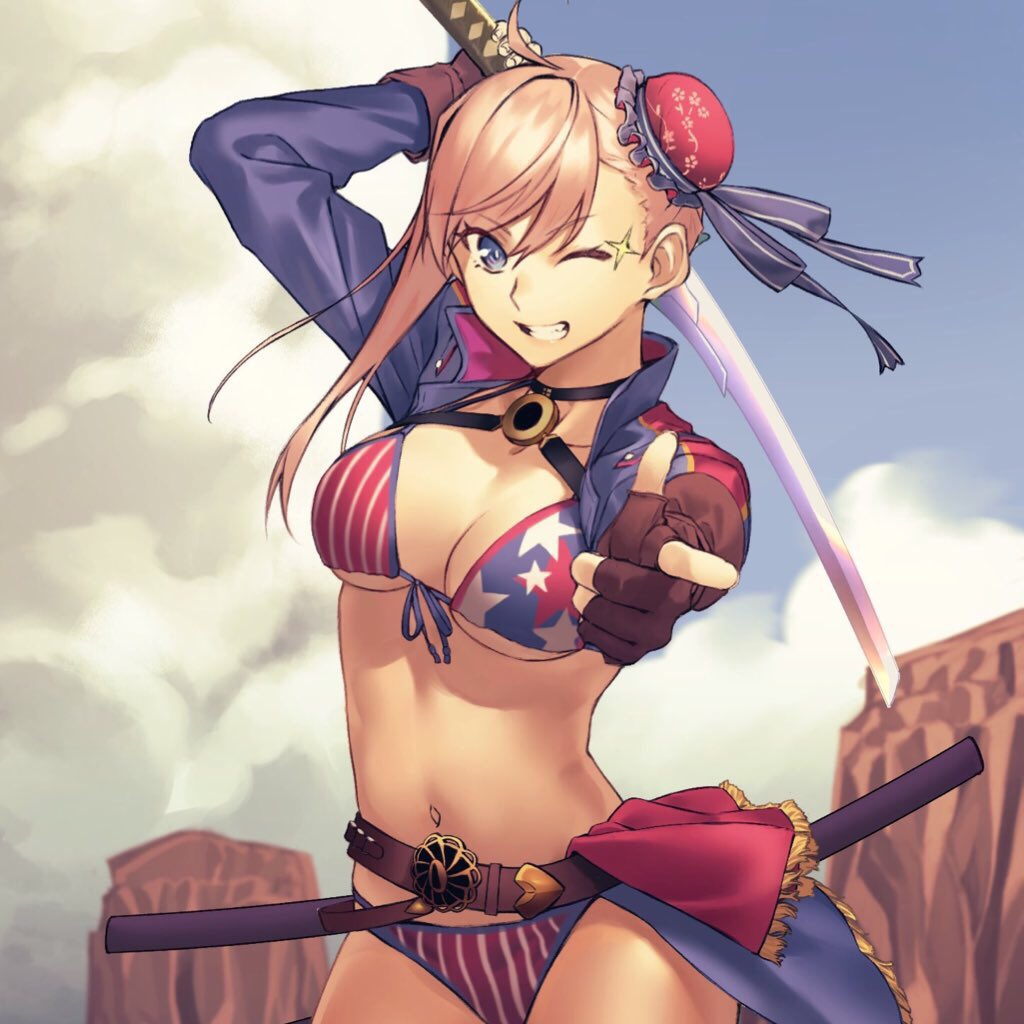 宮本武蔵(Fate) 「武蔵ちゃん詰め合わせセット はらぺこセイバー探せ! #FGO 」|hiroのイラスト