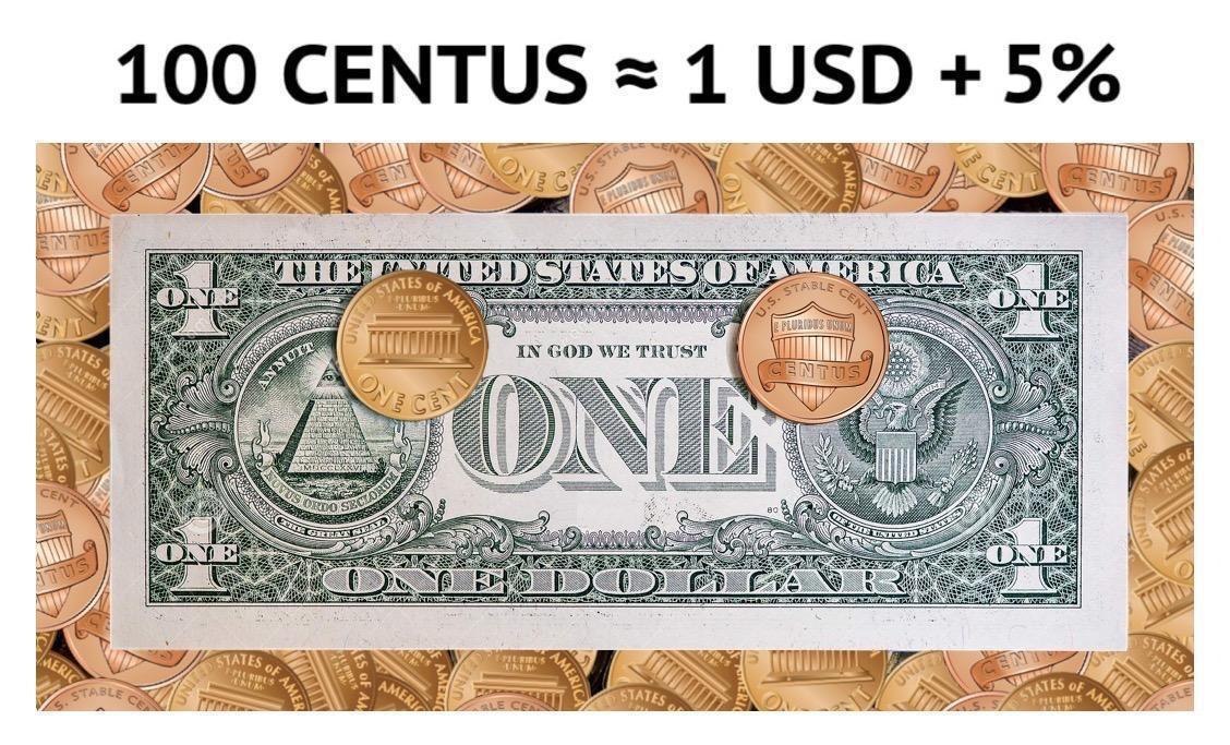 CENTUS on Twitter: "Today, seigniorage (dividend) has been accrued on the total CENTUS (U.S ...