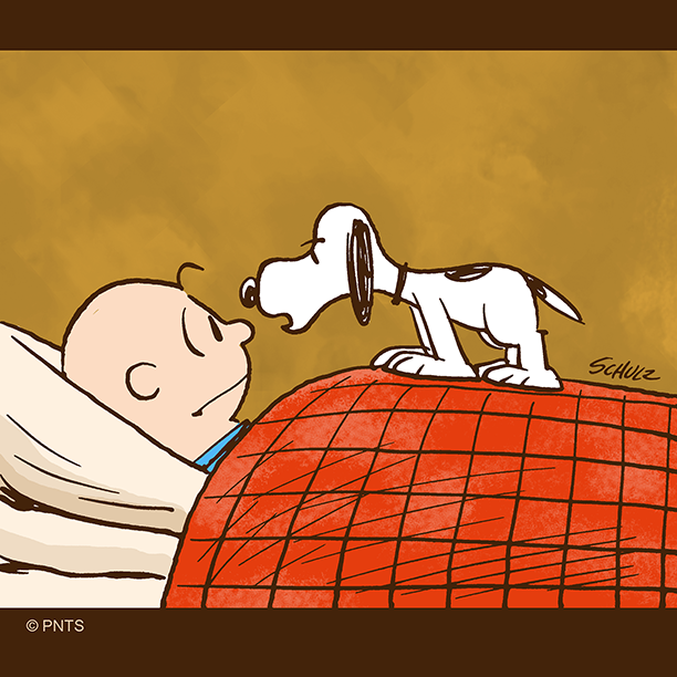 Cartoon Dog Waking Up