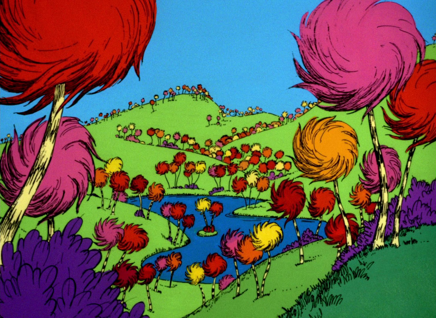 Truffula Trees Cartoon