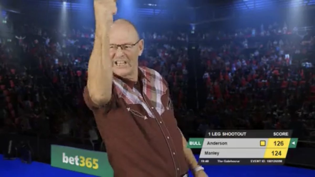 WOULD YOU BELIEVE IT?! ? For the second time tonight, Bob Anderson has ...