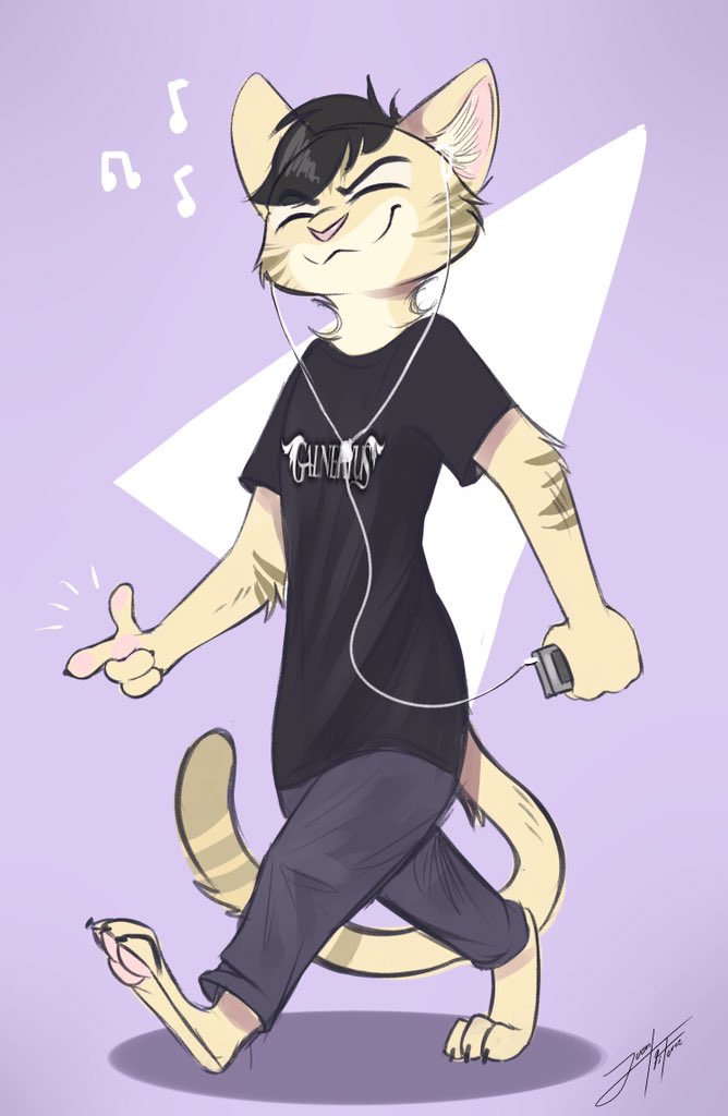 The Big ImageBoard (TBIB) - 2020 anthro barefoot black hair bottomwear clothed clothing digital ...