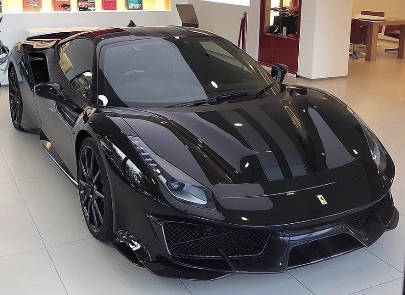 Blacked Out Ferrari