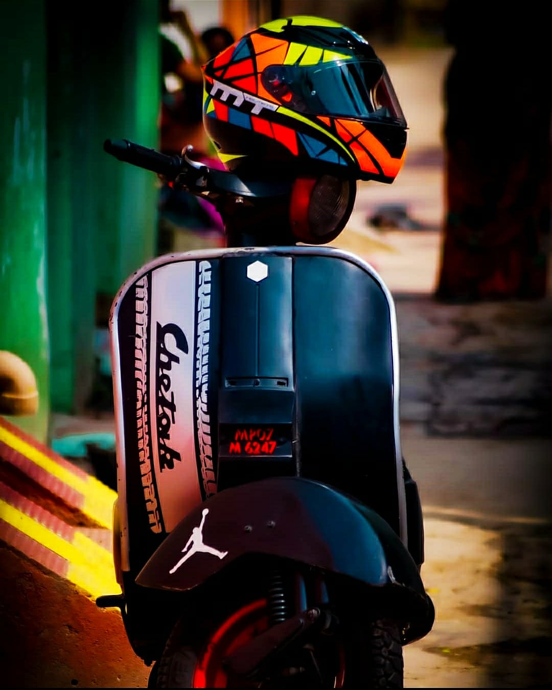 Bajaj Chetak Modified