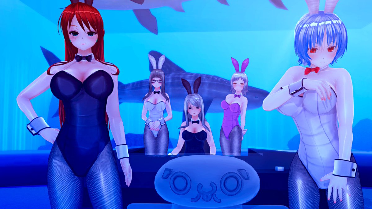 あばでま on Twitter: "#cm3d版深夜の真剣エディット60分一本勝負 #COM3D2 #カスタムオーダーメイド3D2 お題「アヘ顔、懇願」 ドラゴンにだって勝てるバニーメイド達だ ...