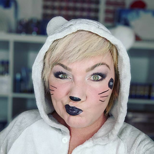Polar Bear Halloween Makeup