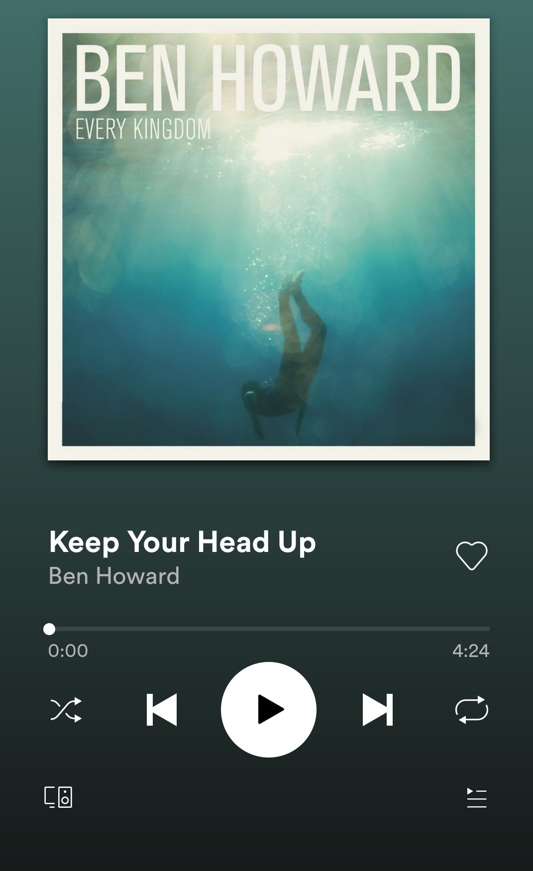 Ben Howard Keep Your Head Up