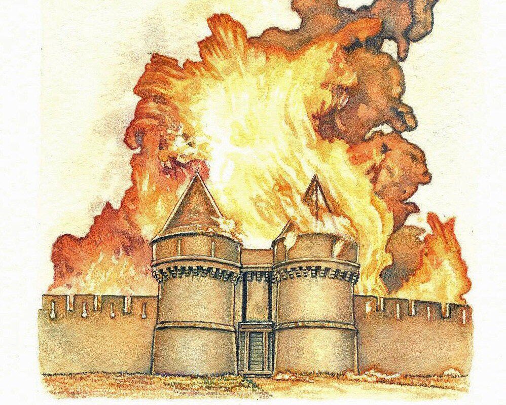 Burning Castle