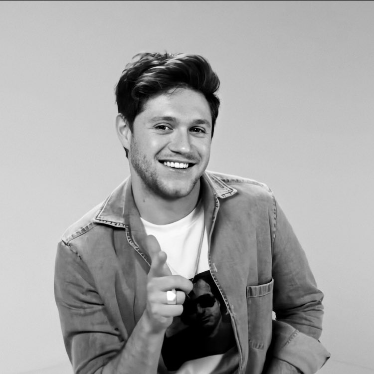 Niall Horan Black And White Smiling Niall Horan Black And White Smiling