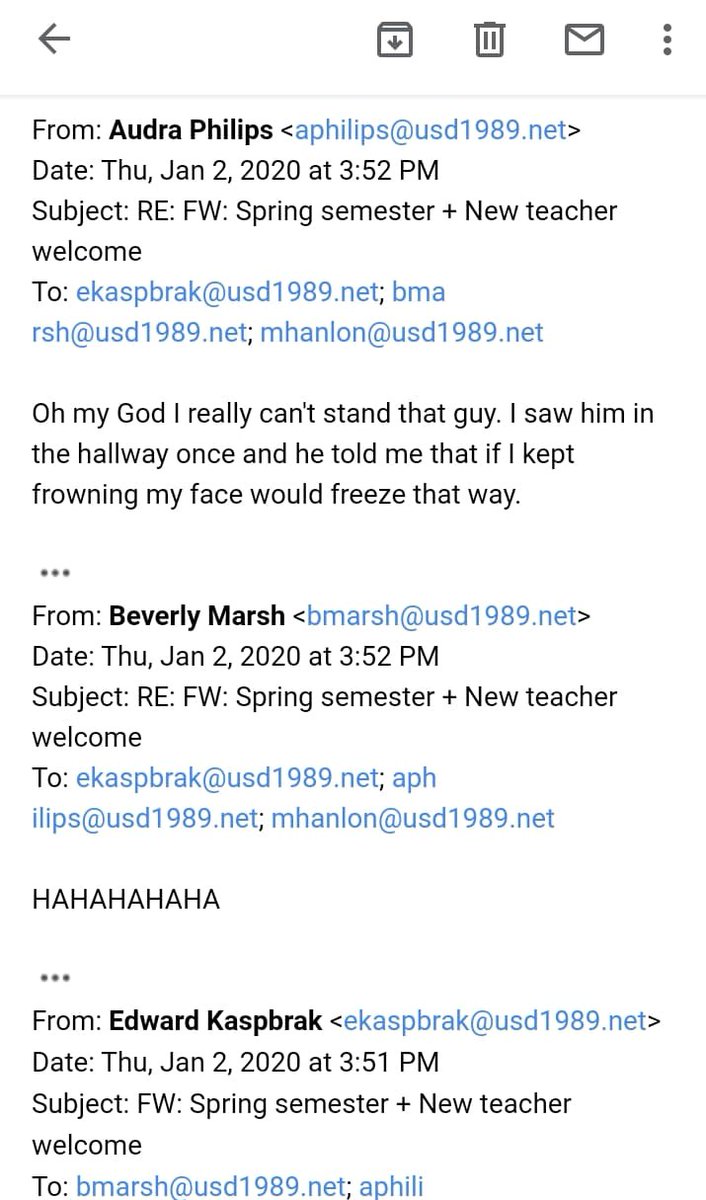 Thread by @DHteacher_au: DERRY HIGH: A LOSERS TEACHER AU Patty Blum ...