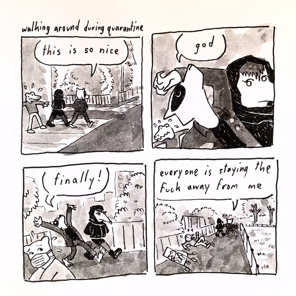 「it's a beautiful day in nyc today 」|alex krokusの漫画