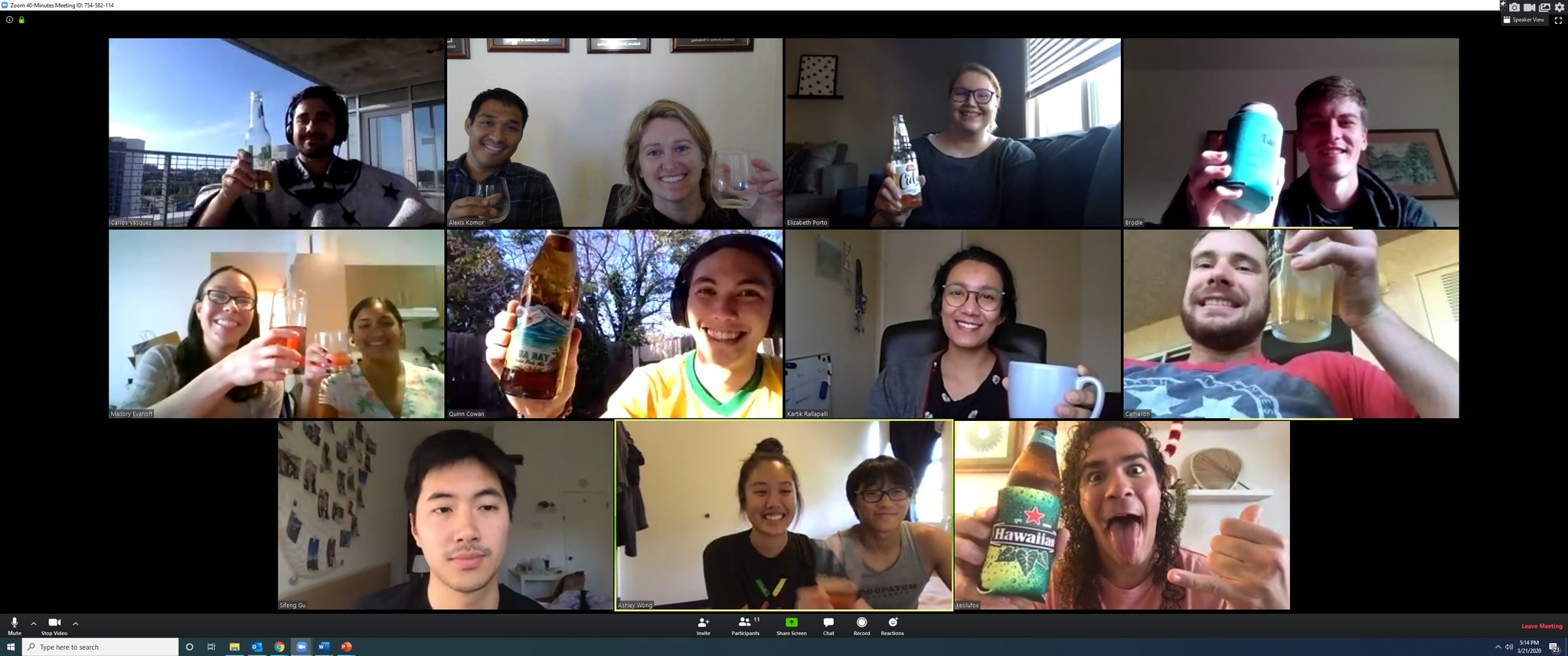 Komor Lab on Twitter: "Lab happy hour to celebrate @CA_Vasq receiving a #FordFellowship! Awesome ...