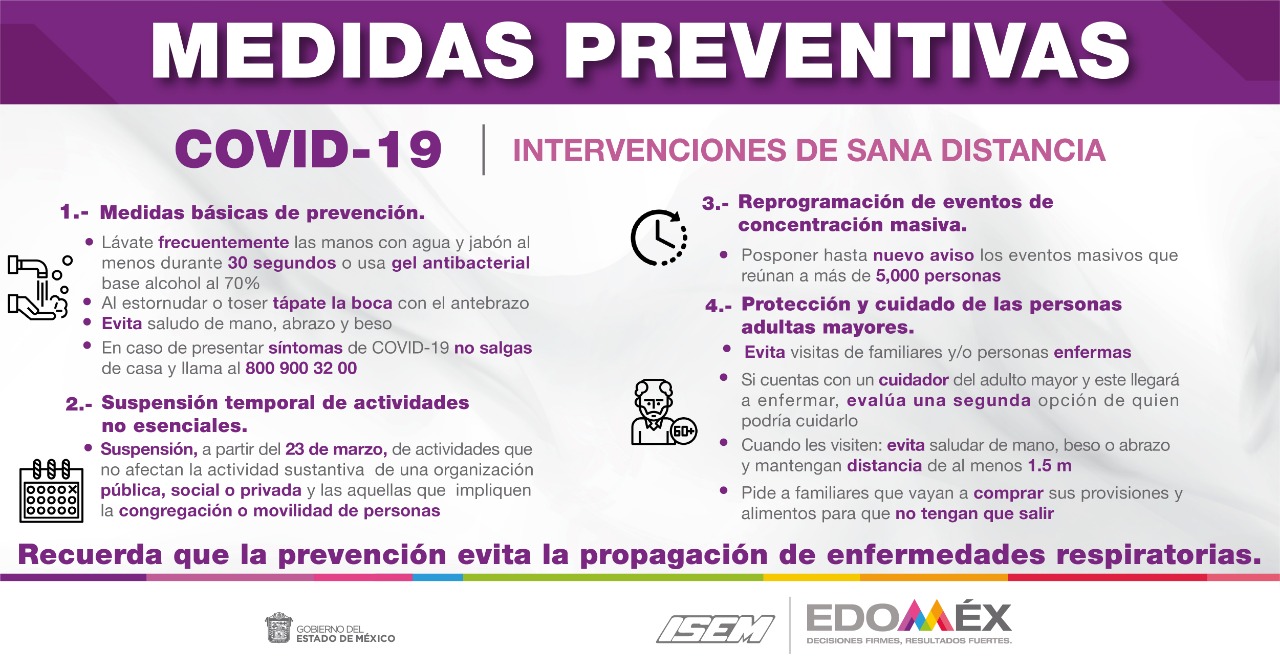 Gobierno del Estado de México on Twitter: "Establezcamos una sana ...