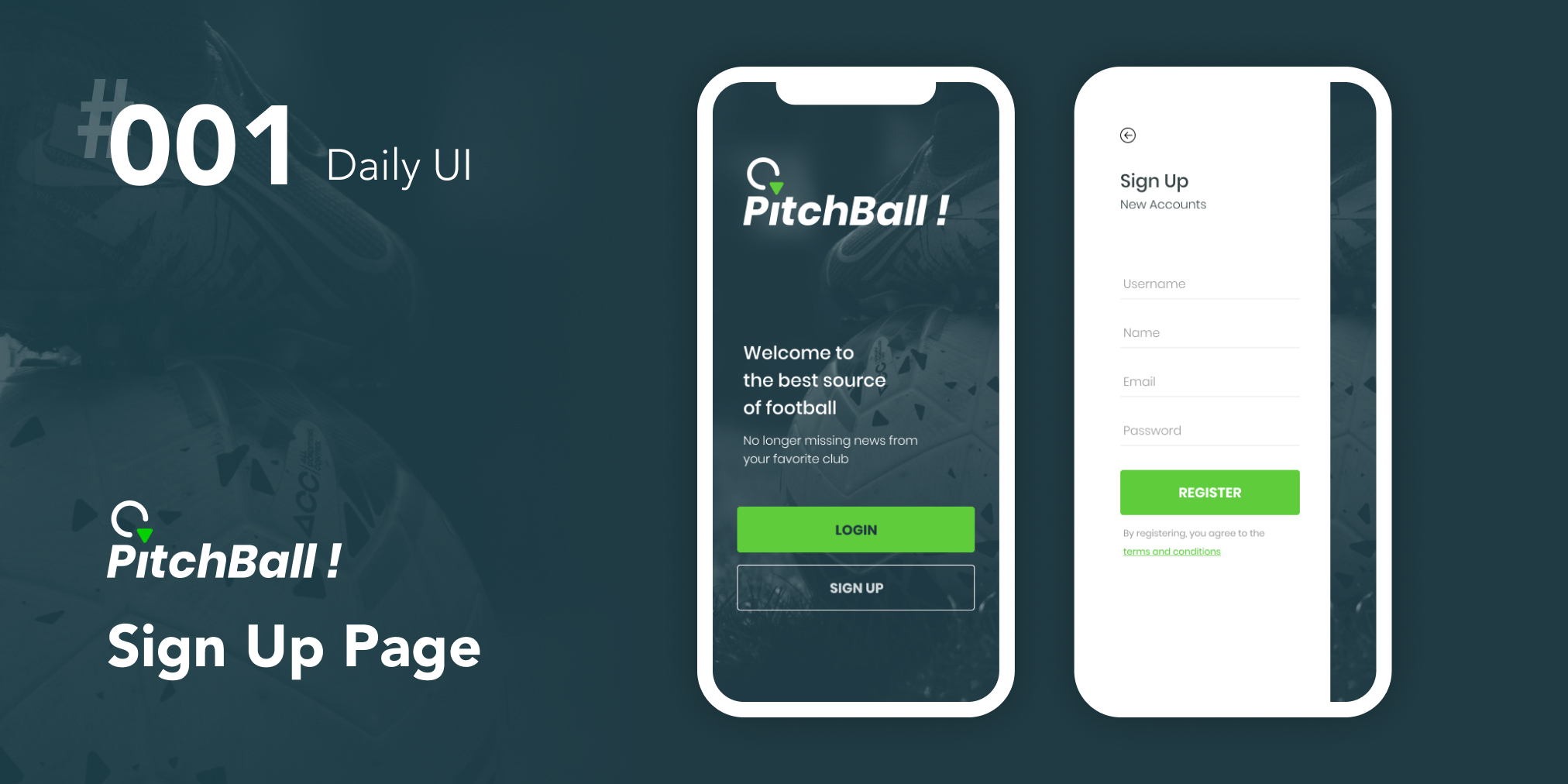 Arif Rahman on Twitter: "Daily UI 001 - Sign Up #DailyUI #UIDesign #UIUX https://t.co/4d6tcRzwjZ ...