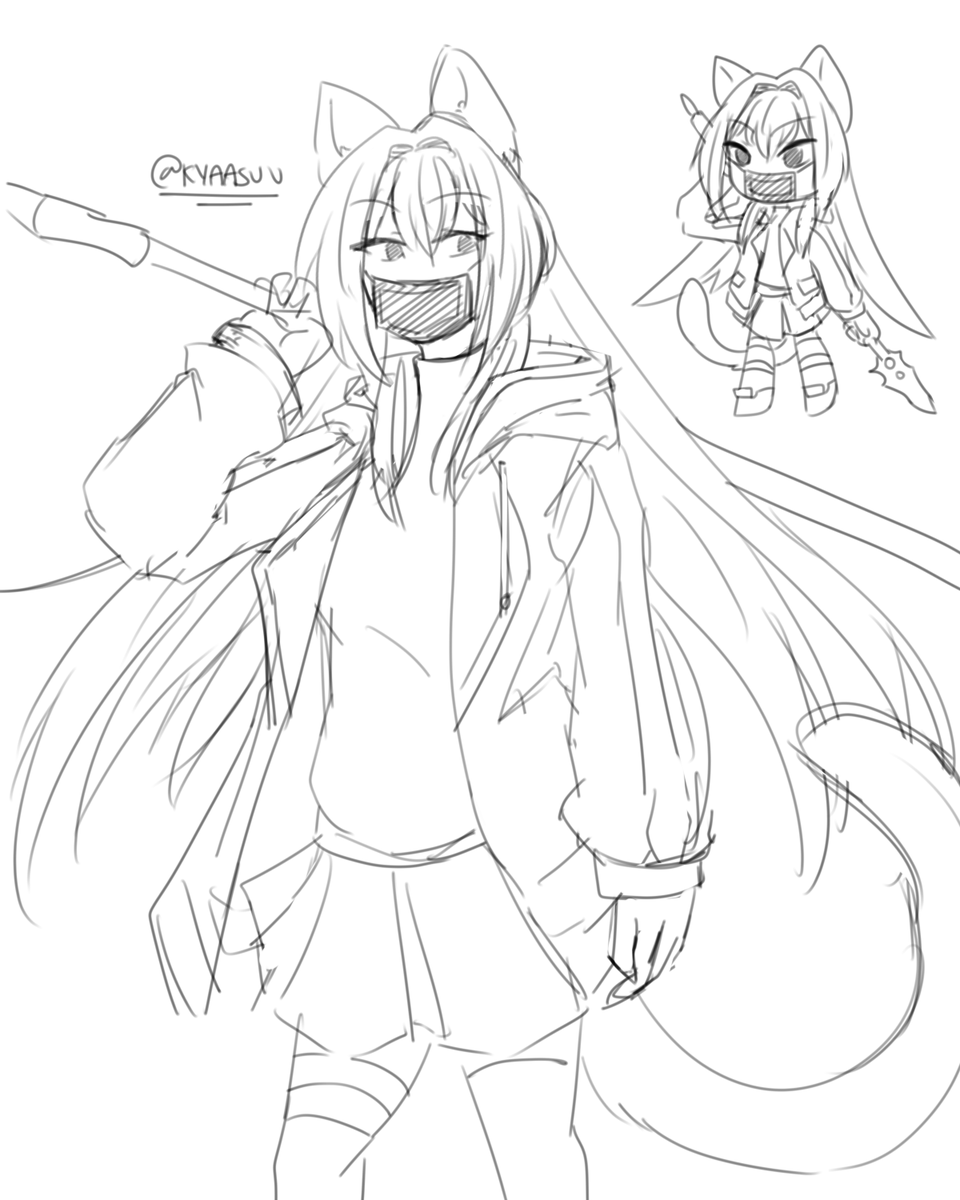 「day 56: i drew scathach with my favorite pokemon #fgo #fate」kas ...