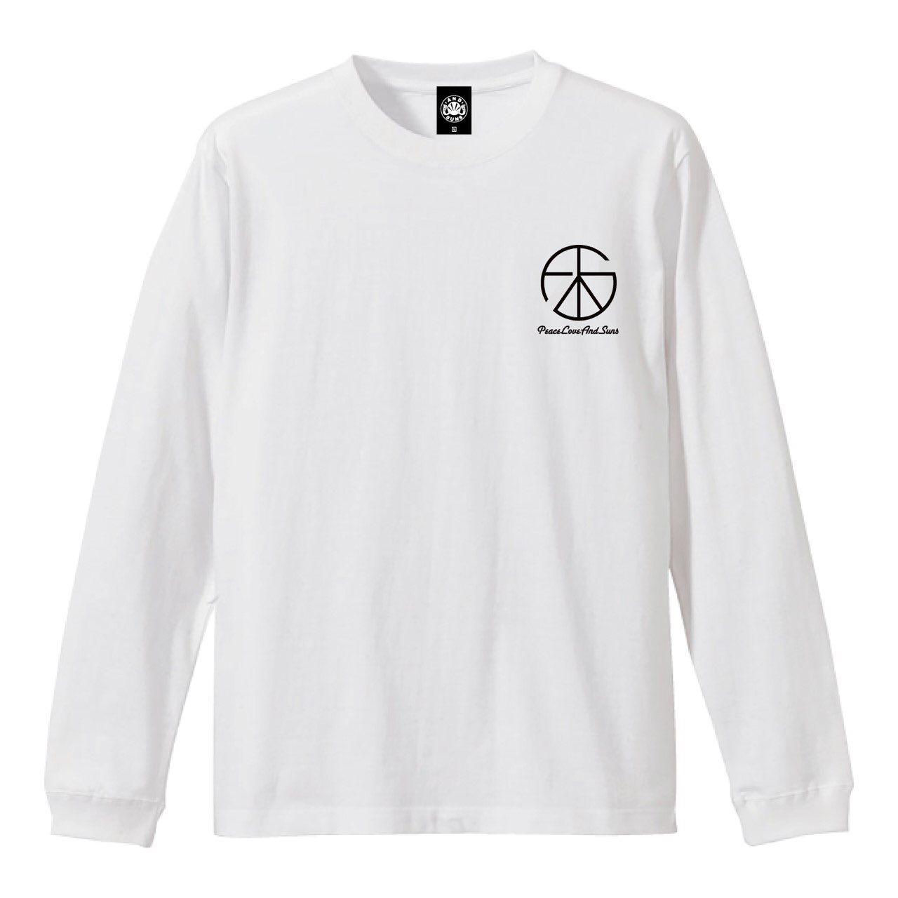 ANDSUNS official on Twitter: "New Arrival 【PEACE LOVE LS TEE】 ANDSUNSロゴ”AS”が ピースマークに表現された一枚。 世界の ...