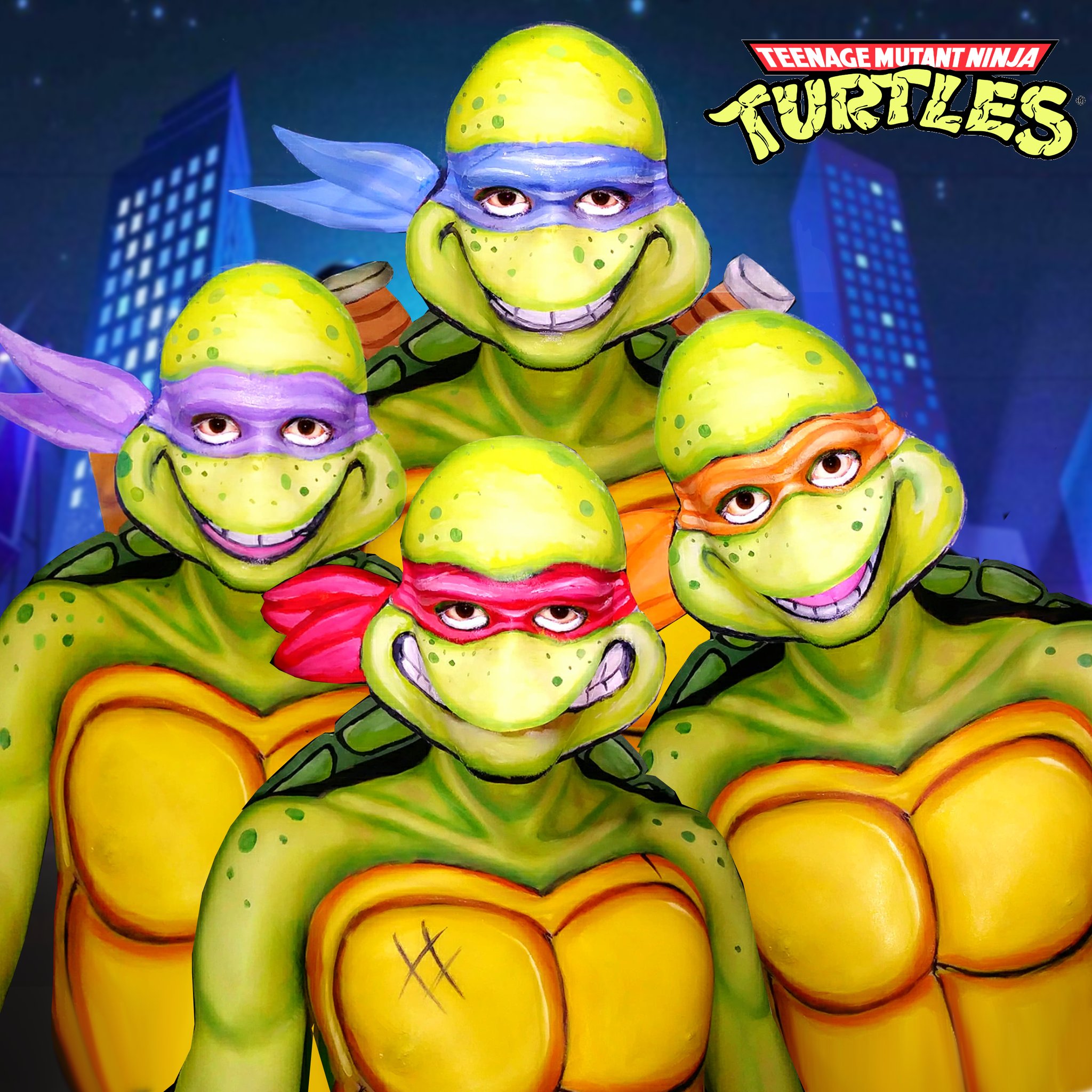 Ninja Turtle Makeup