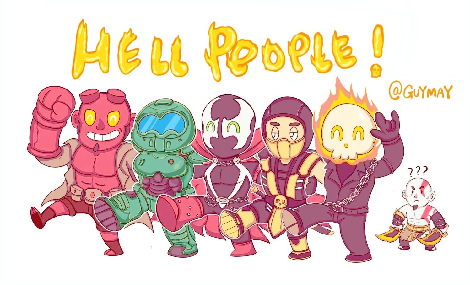 Ghost Rider Vs Hellboy