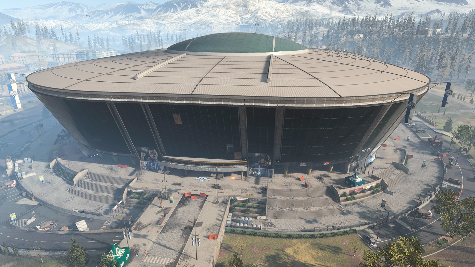 Donbass Arena Damaged