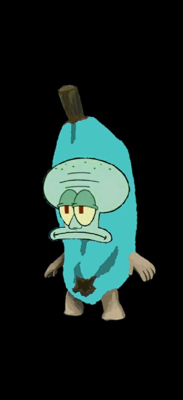 Squidward Smoking Weed