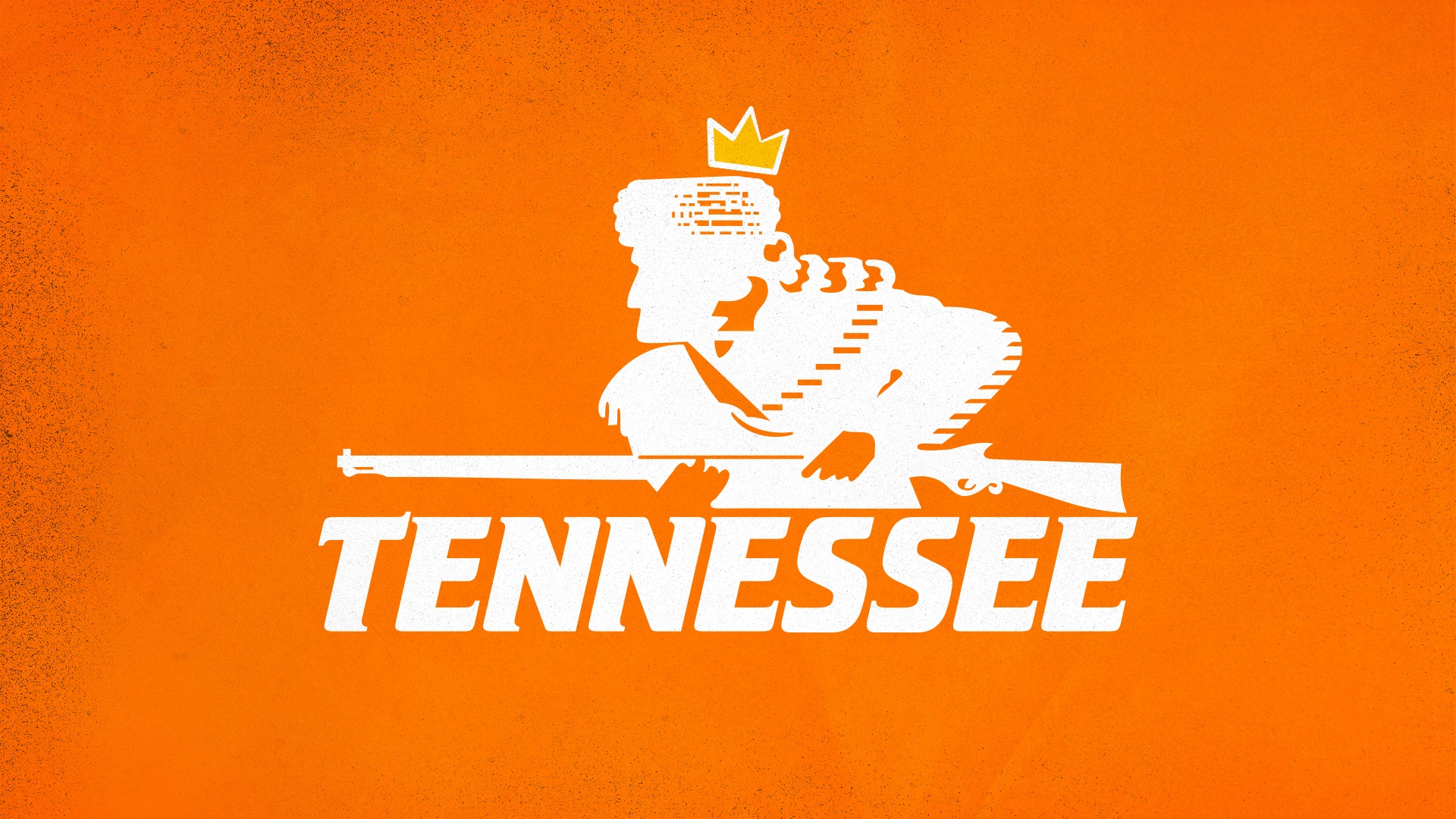 Tennessee Rifleman Logo Tennessee Vols Rifleman Shirt, White Relaxed