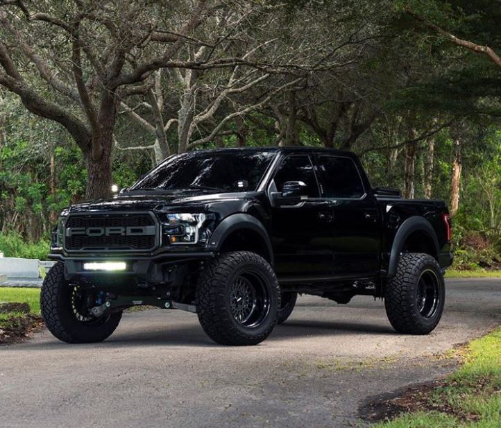 Ford Raptor Lifted Blacked Out New Black Widow Lifted Trucks For Sale