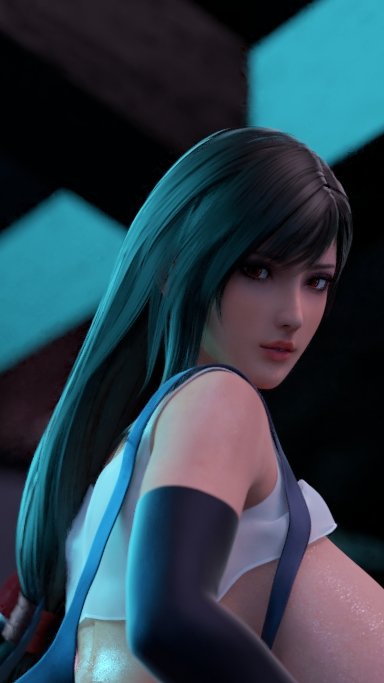 Amusteven on Twitter: "Want a drink? 😊 04.04.2020 #FF7Remake #TifaLockhart…