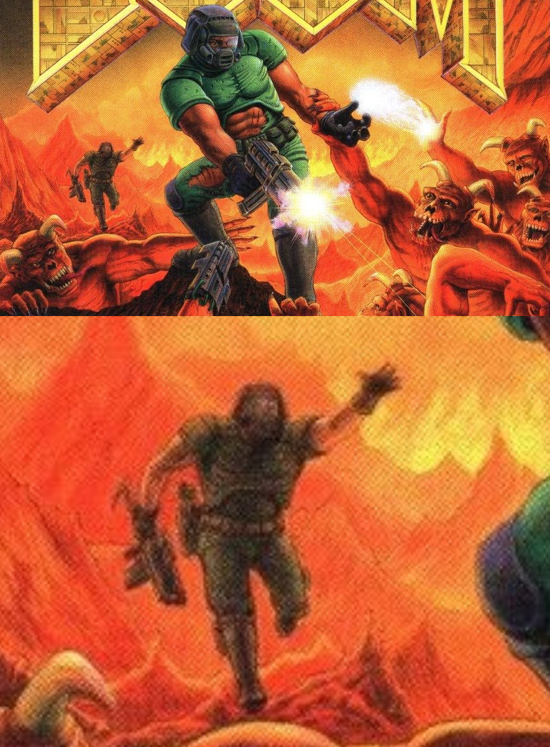 Original doom logo - polatele