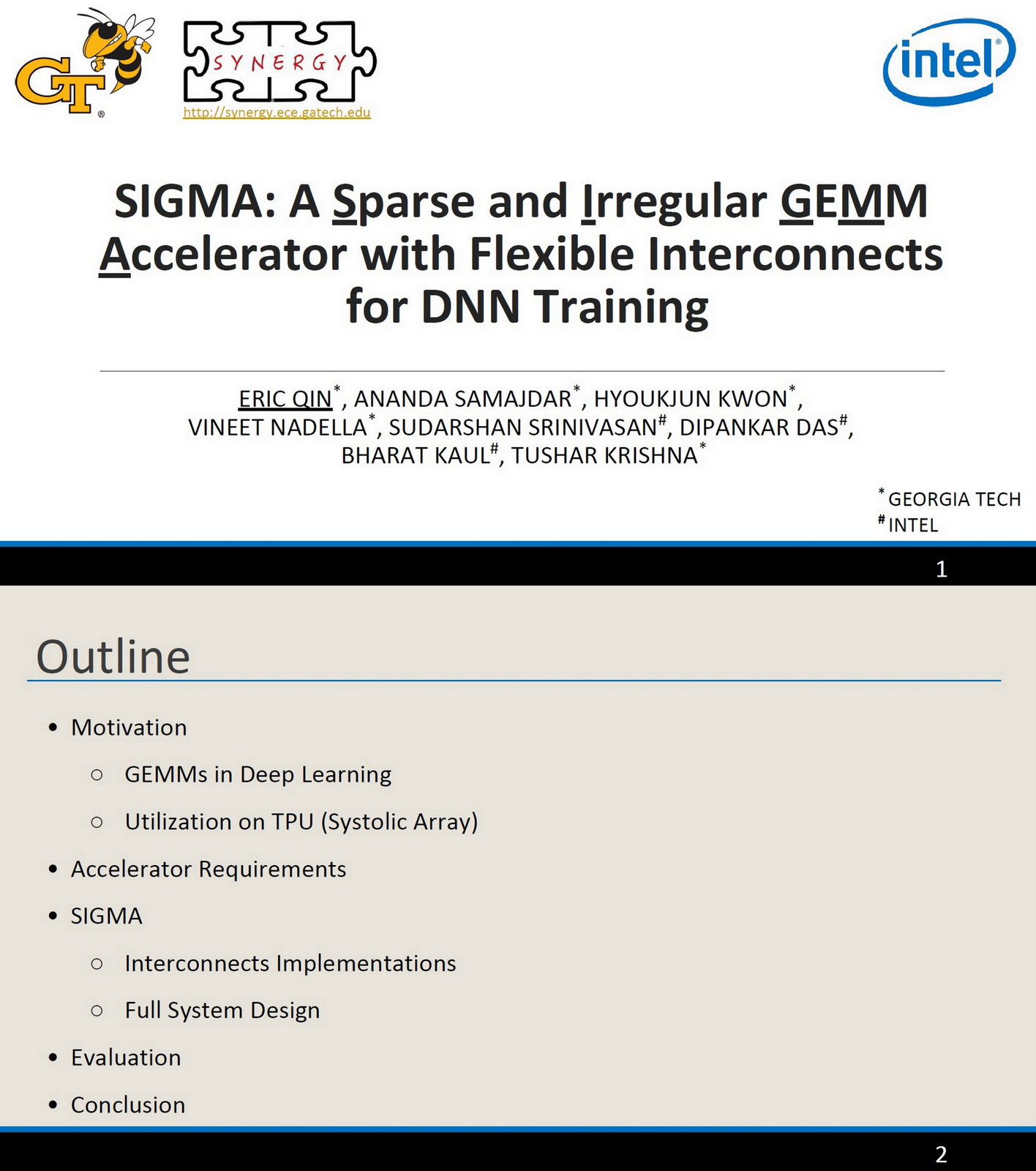OGAWA, Tadashi on Twitter: "=> "Evaluating Spatial Accelerator Architectures with Tiled Matrix ...
