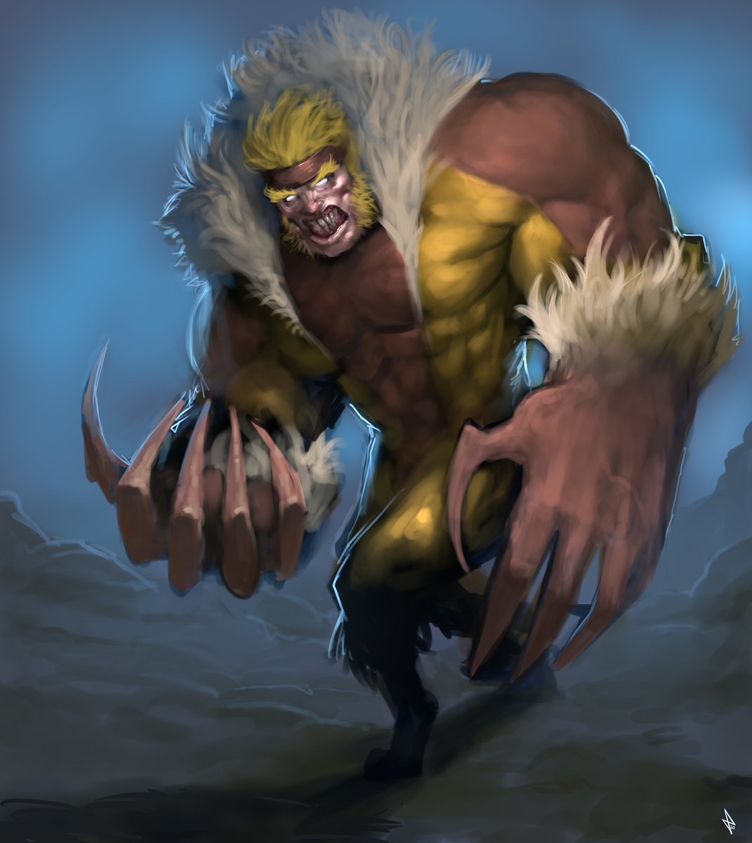 Sabertooth X Men Wallpaper