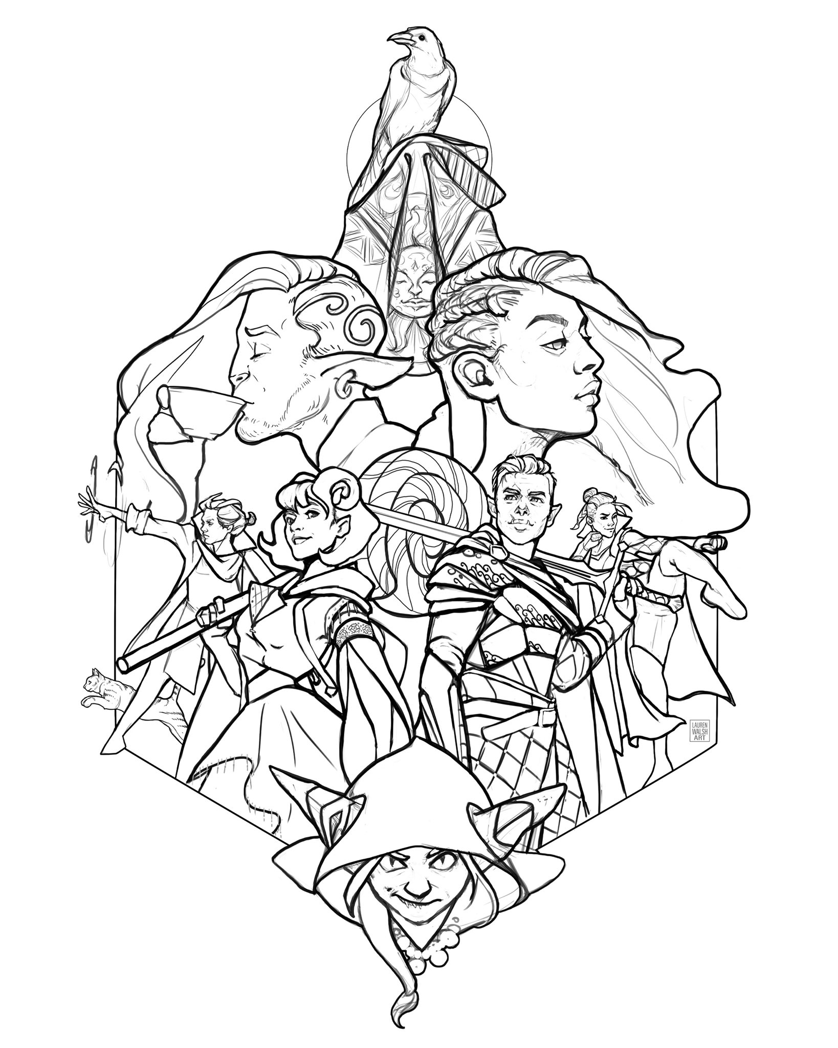 Lauren Coloring Pages