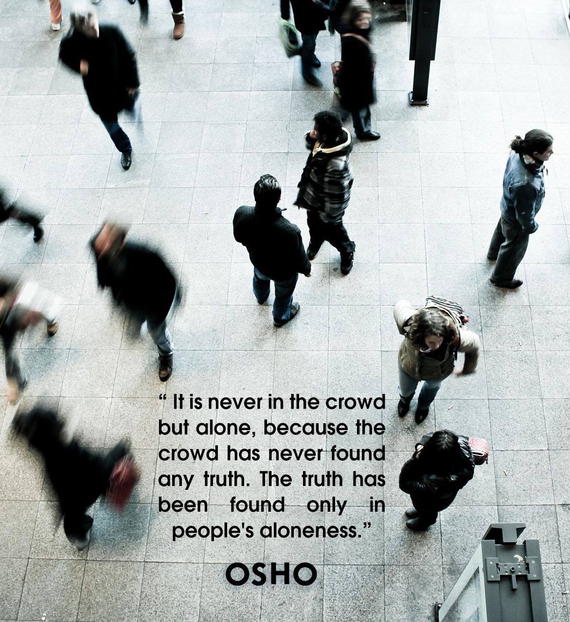 Alone In A Crowded Room Quote