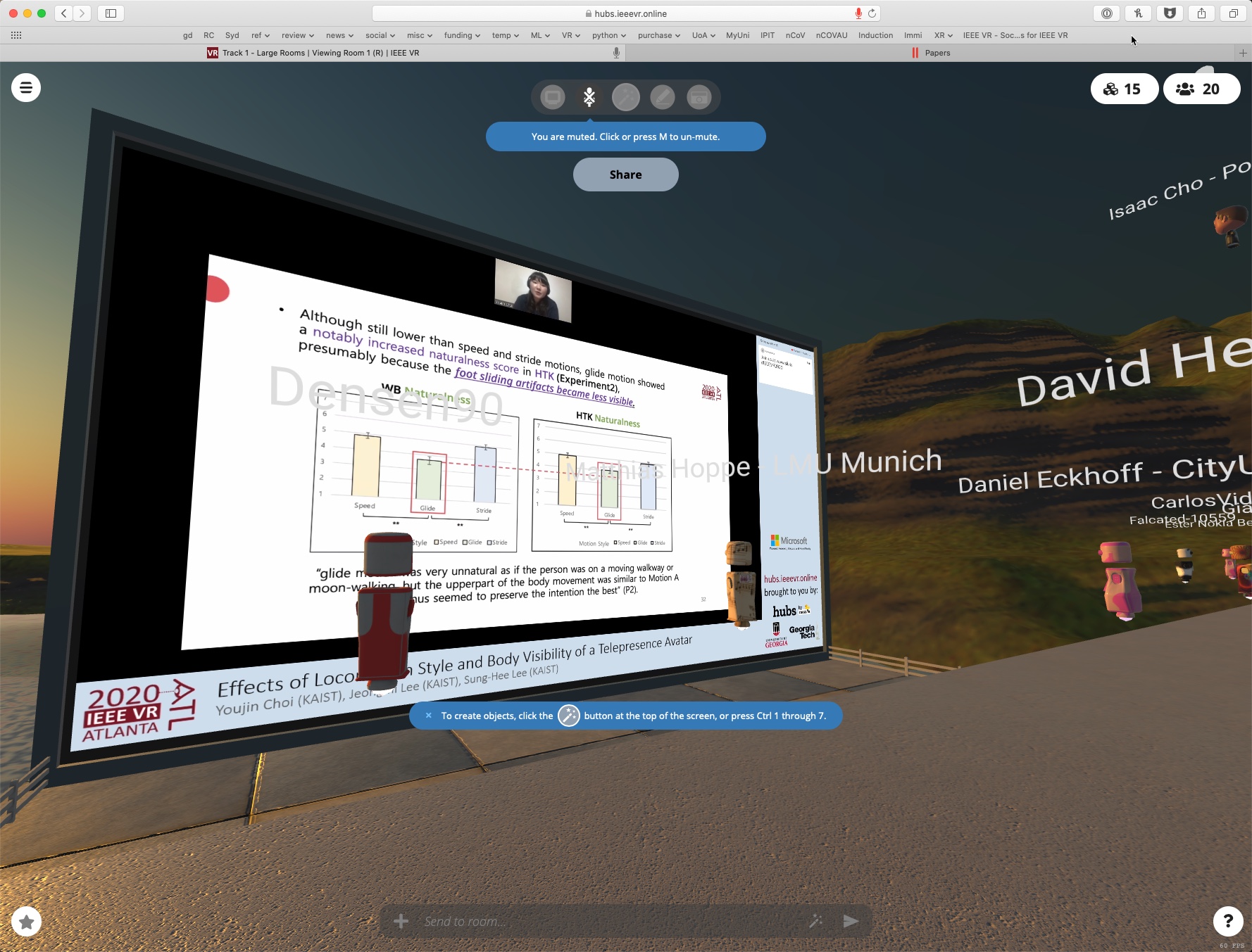 Tim Chen on Twitter: "Amazing experience! The IEEE VR organisers have done a tremendous job of ...