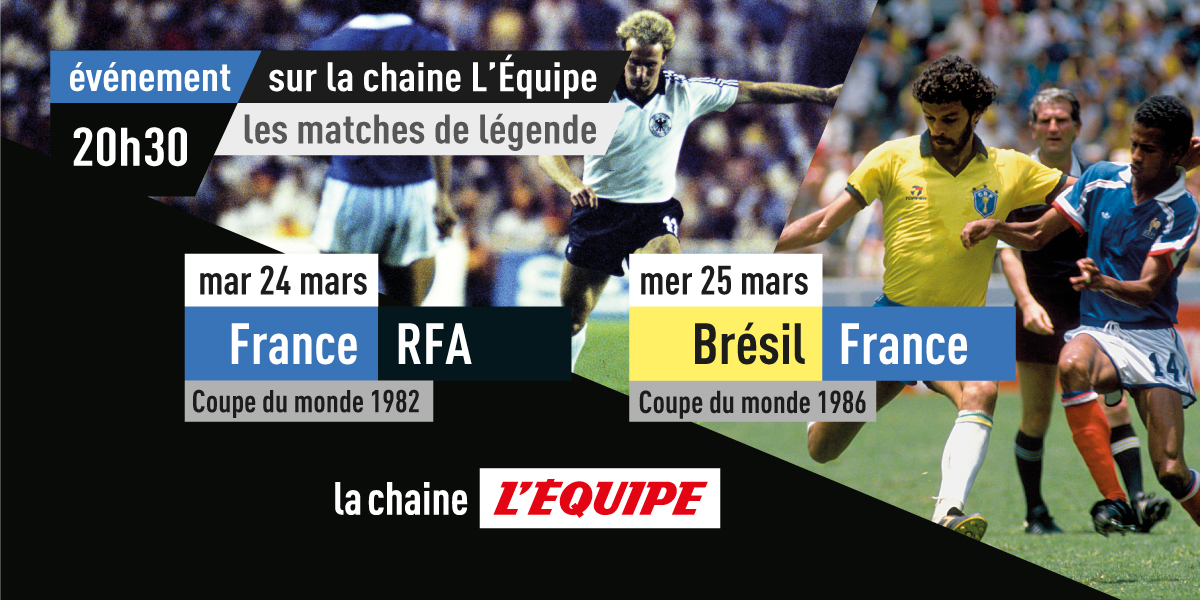 Les matches de légende sont de retour ! Rendez-vous à partir de mardi ... Les matches de légende sont de retour ! Rendez-vous à partir de mardi ...