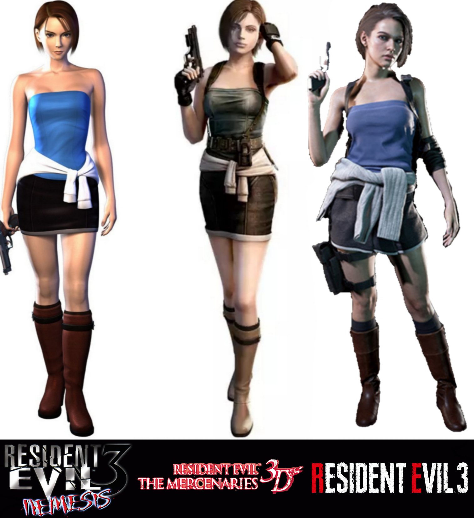 Resident Evil 3 Jill Costumes