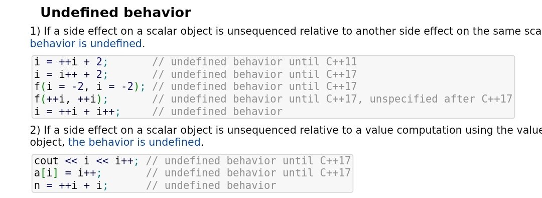 Dmitry /Undefined Behavior/ Sviridkin on Twitter: "This has been well-defined since C++17. https ...
