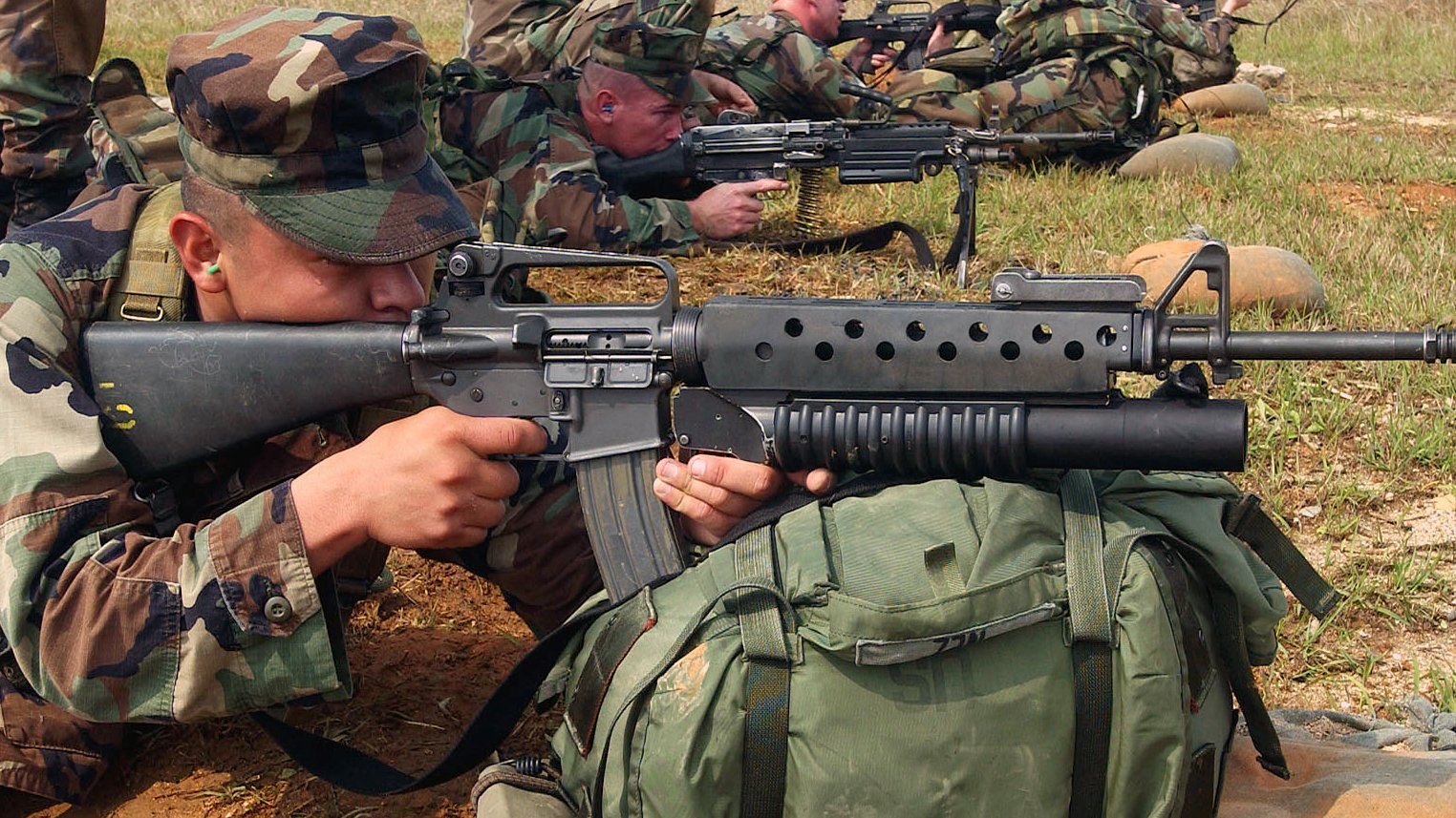 Custom Tokyo Marui Colt M16A2 NGRS With G&P M203 Popular, 58% OFF