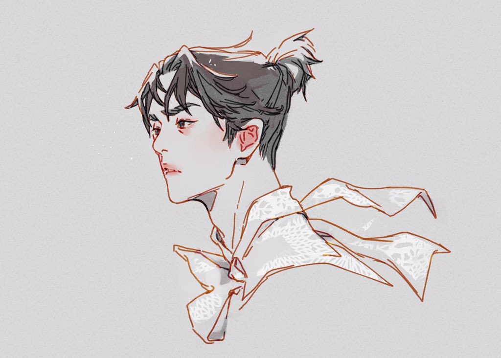 「I tried... drawing Xiao Zhan. This man i」|Zaのイラスト