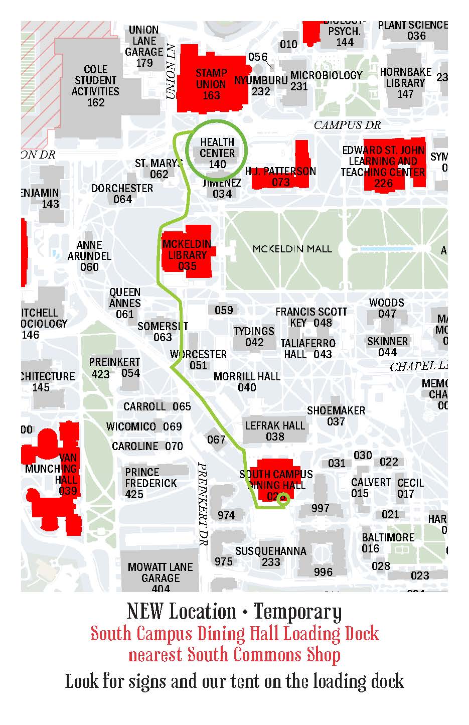 University Of Maryland Campus Map Campus Maps On The App Store