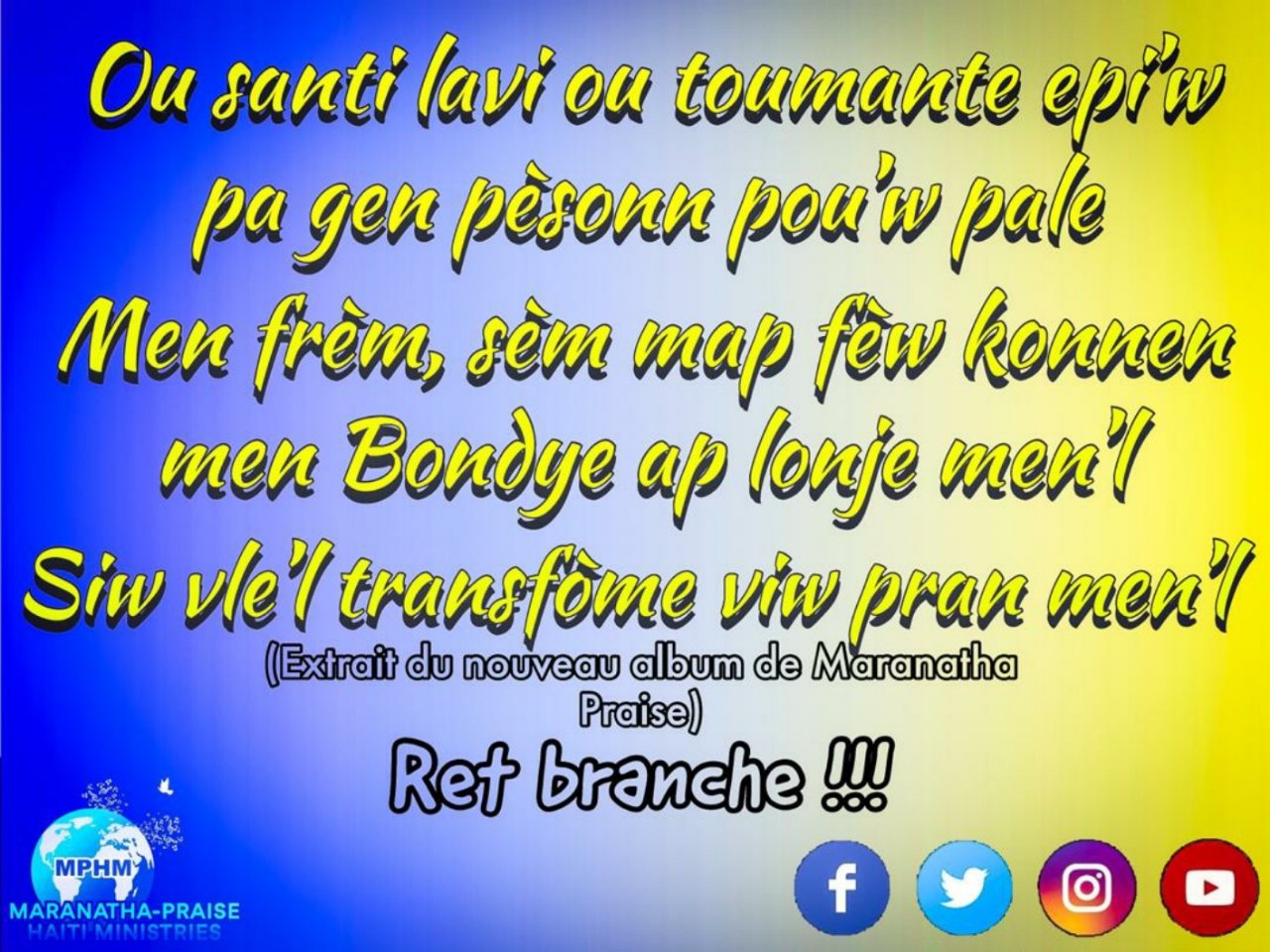Maranatha-Praise Haiti Ministries on Twitter: Maranatha-Praise Haiti Ministries on Twitter: