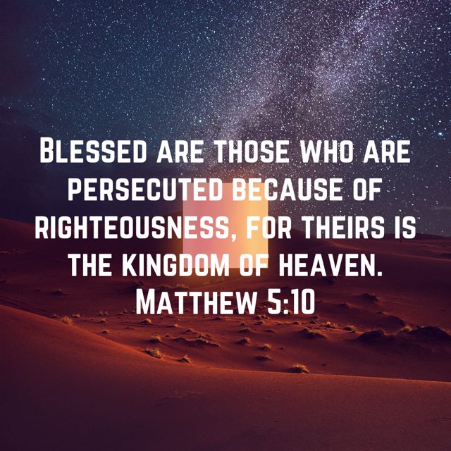 Blessed Are Those Who Are Persecuted