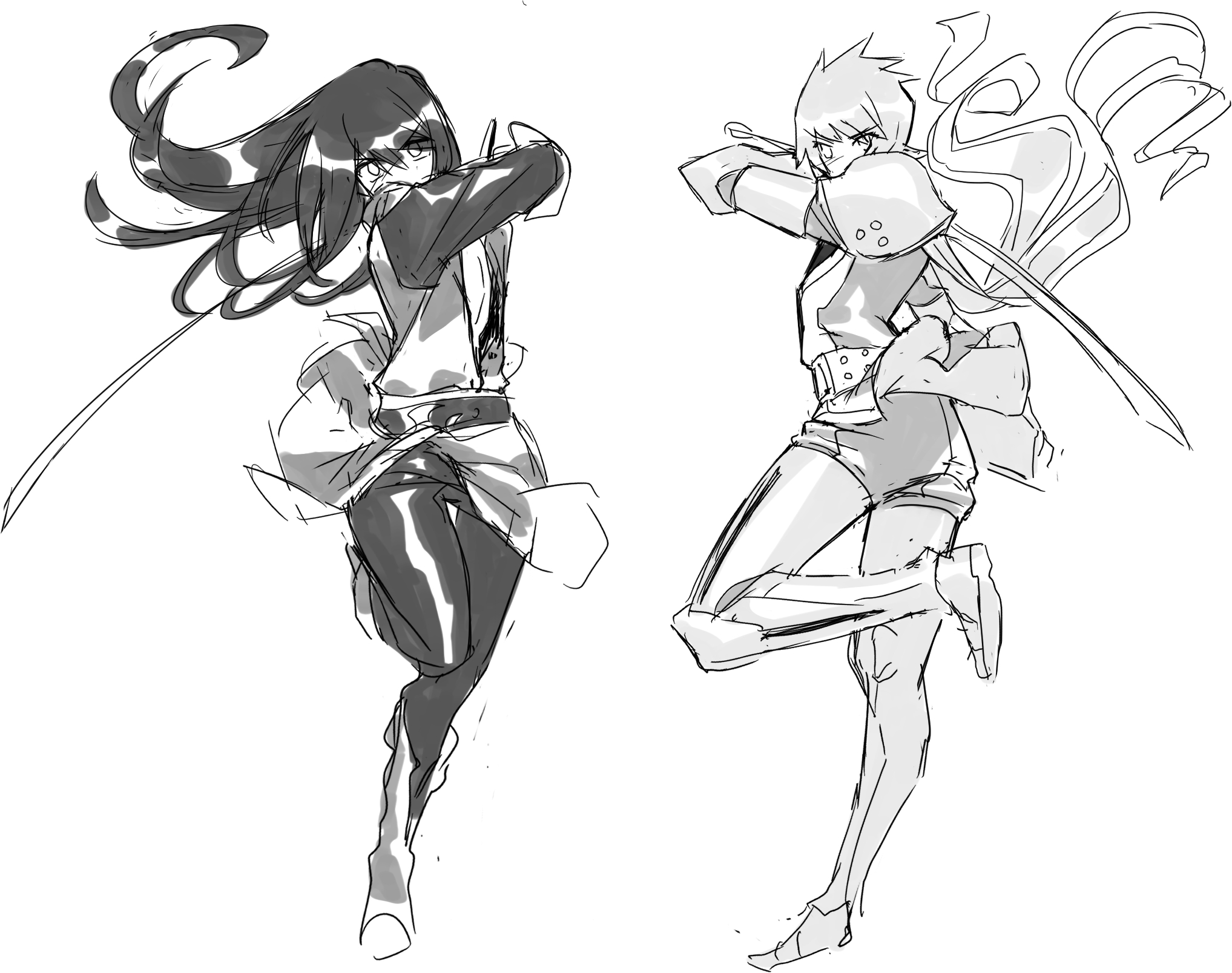 Dynamic Sword Poses Artist | Made A New Pfp‼ I Wanted To Do