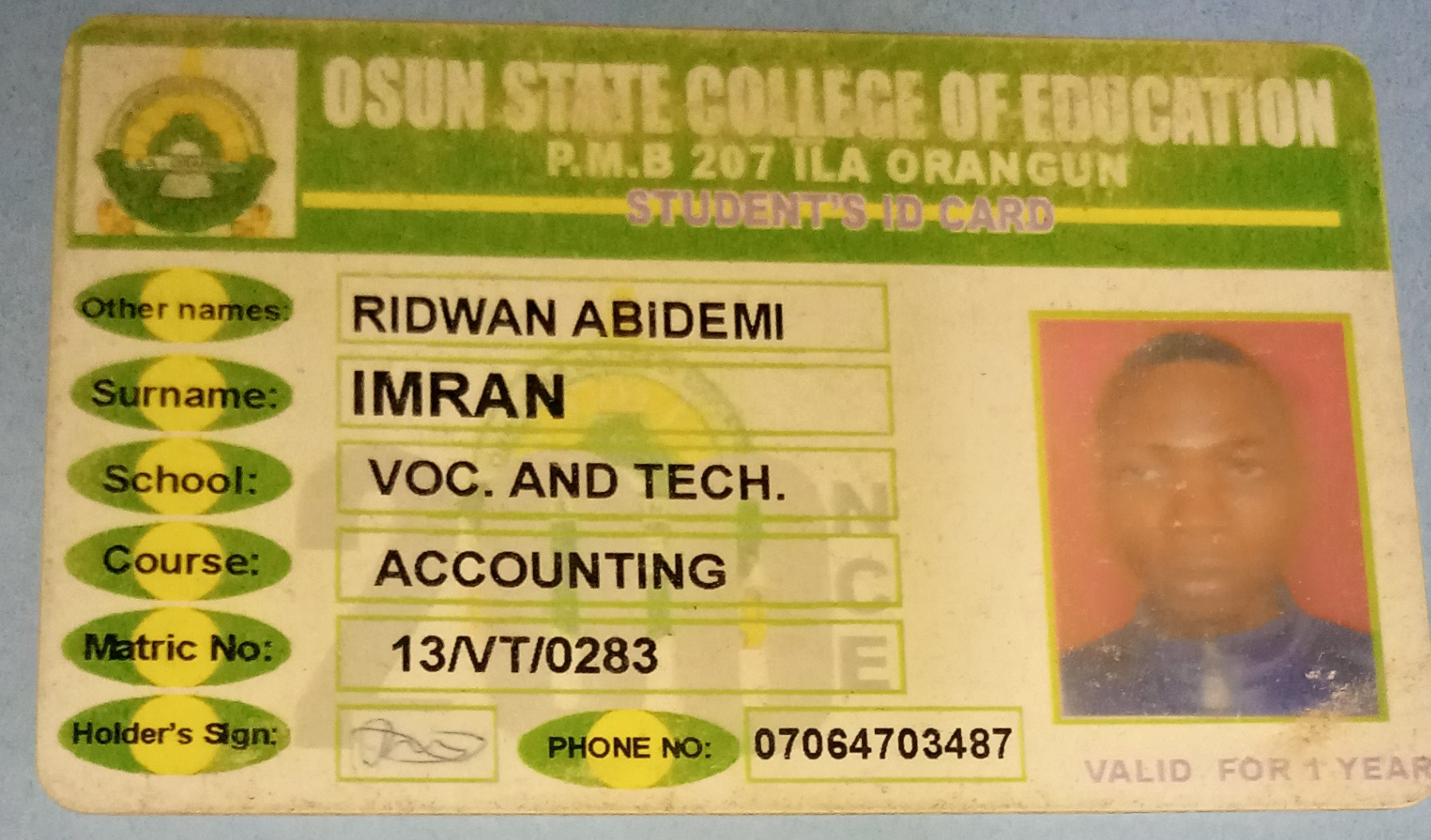 Osun State College Of Education Logo OSUN STATE UNIVERSITY (UNIOSUN)