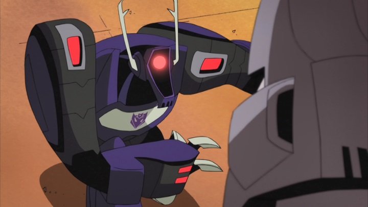 Transformers Animated Purple Shockwave