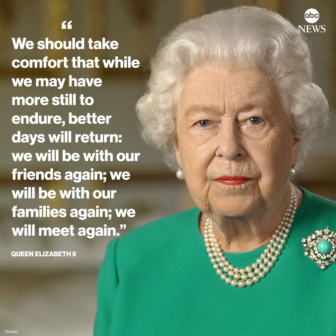 In a rare televised speech from Windsor Castle, Queen Elizabeth II ...
