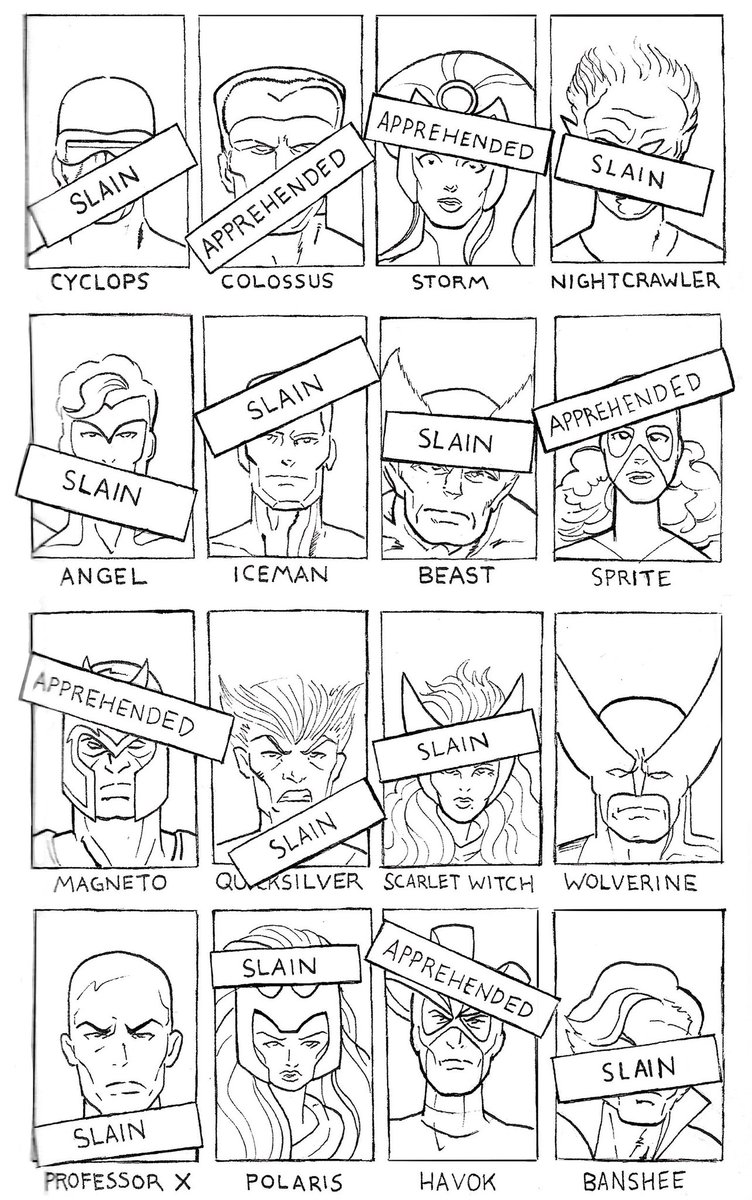 X Men Days Of Future Past Wanted Poster