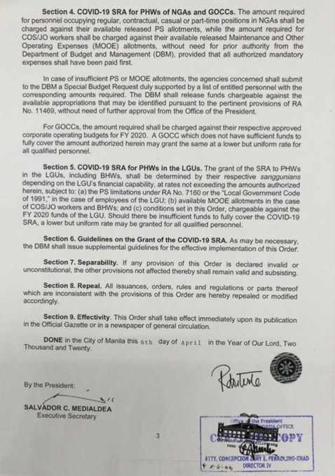 Phil News Agency on Twitter: "READ | President Rodrigo Duterte issues ...