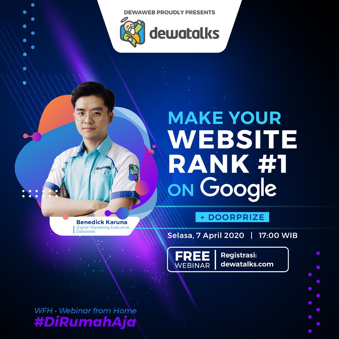 Dewaweb on Twitter: "Masih dalam kolaborasi yang sama, webinar Dewatalks ke-4 mengundang 3 ...